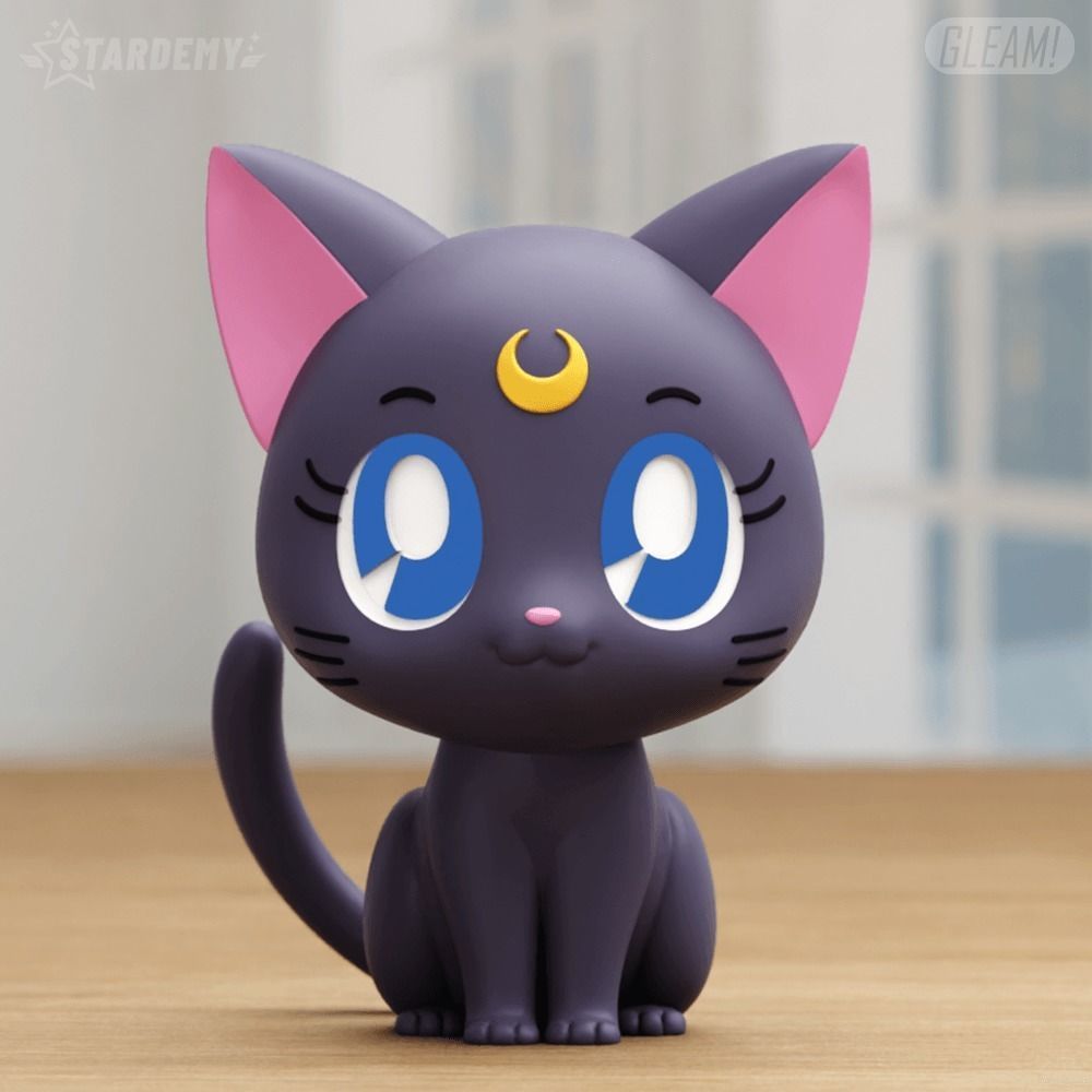 Luna Chibi Cute Fanart 3 models Sailor Moon 3D model 3D printable ...