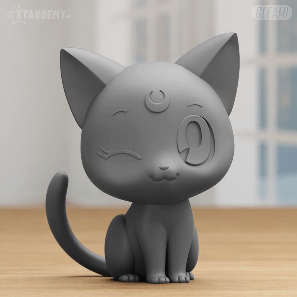 Luna Chibi Cute Fanart 3 models Sailor Moon 3D model 3D printable ...