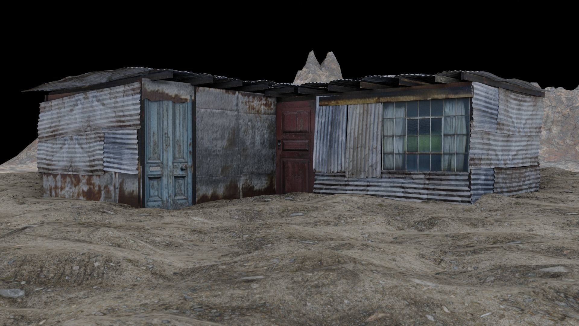 3D model Game-Ready Shanty House 1 VR / AR / low-poly | CGTrader