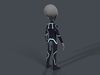 3D model Alien in intergalactic uniform VR / AR / low-poly | CGTrader