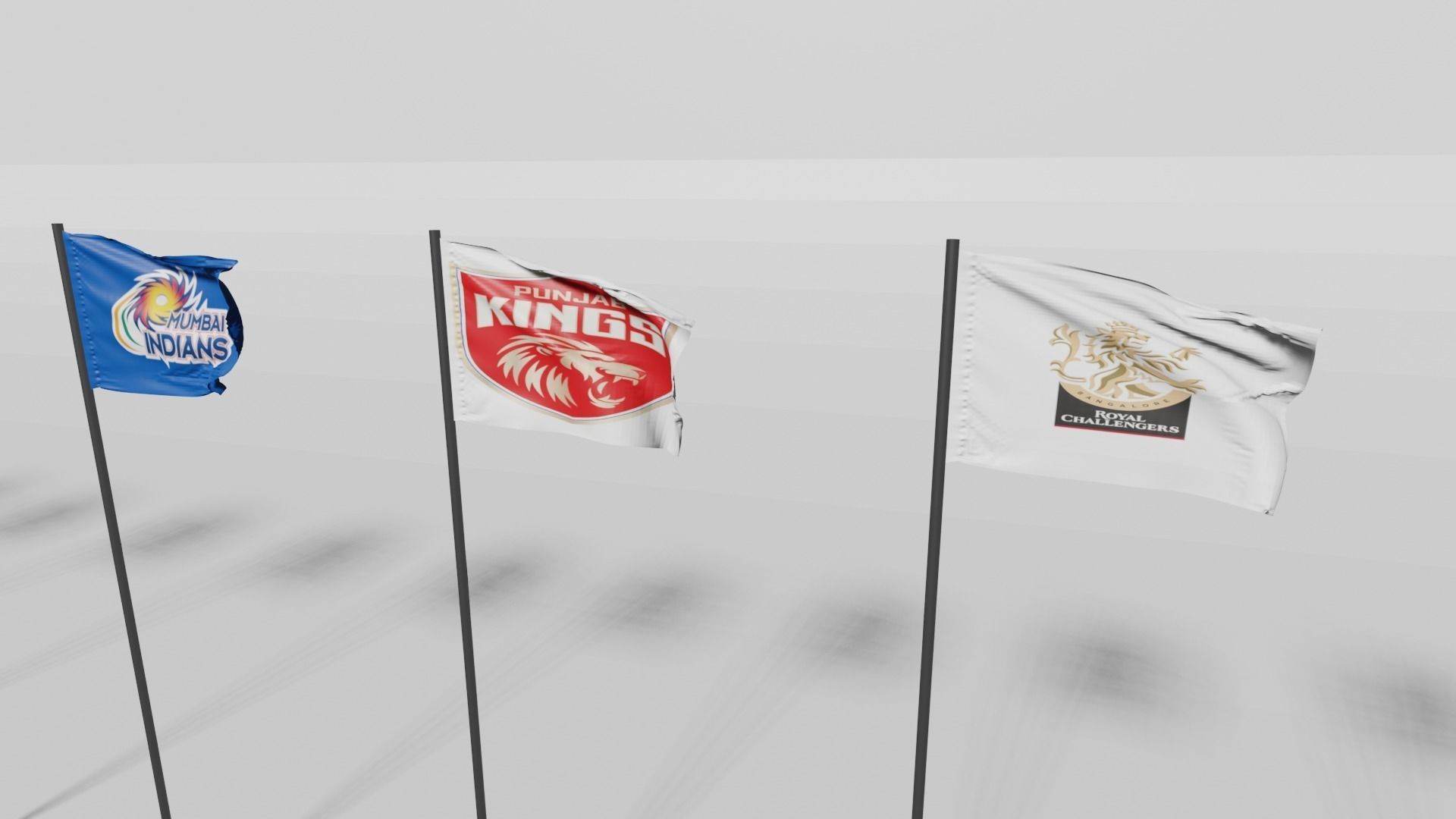 3D model IPL TEAM ANIMATED FLAG 2024 VR / AR / low-poly | CGTrader
