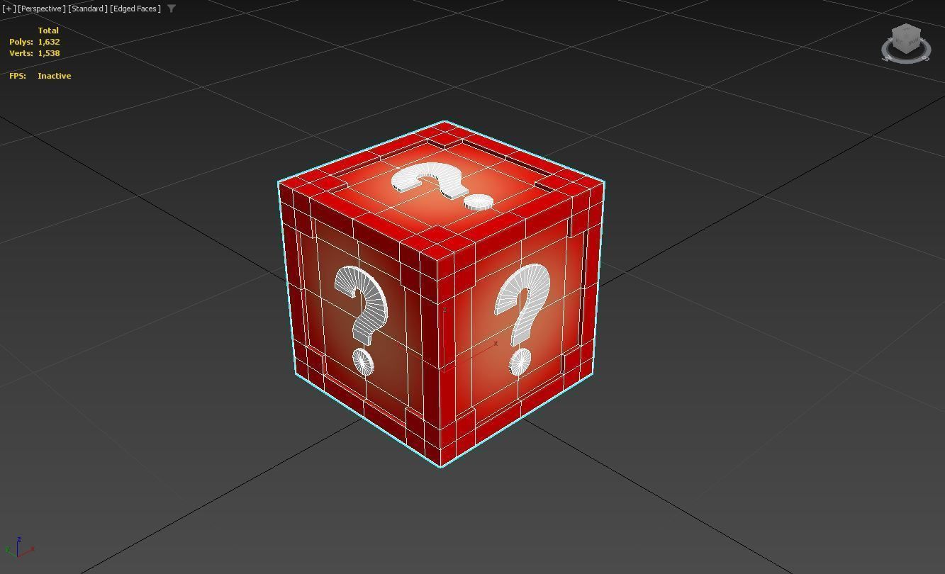 3D model Prop22 Question mark box VR / AR / low-poly | CGTrader