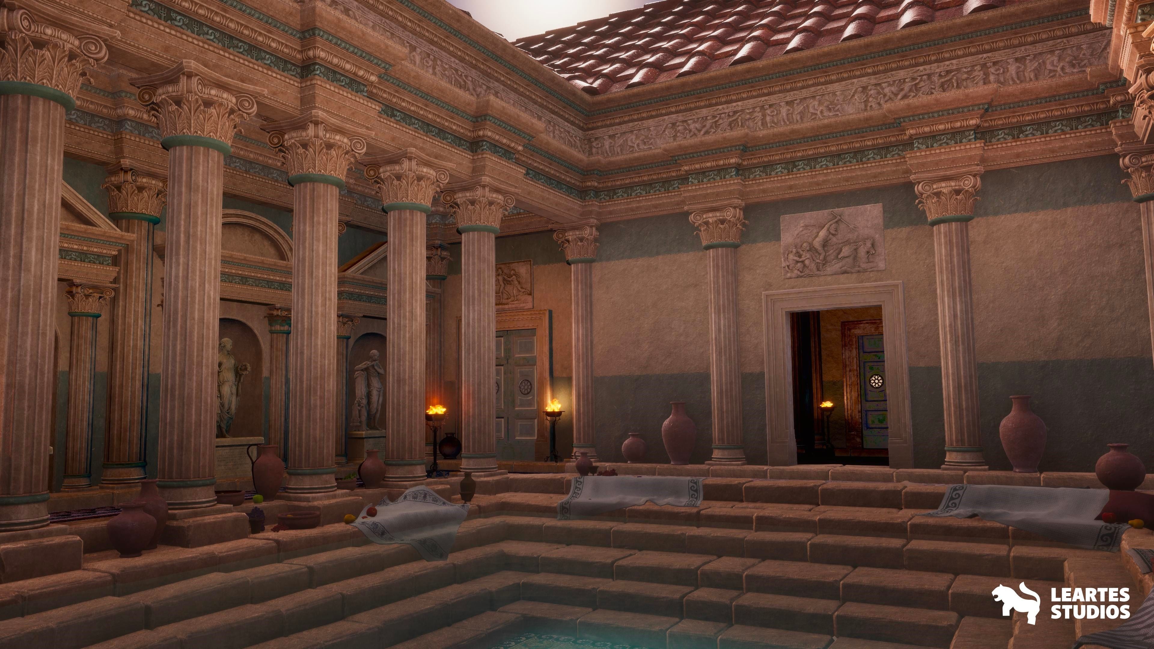 3D model Neptunes Roman Bath VR / AR / low-poly | CGTrader