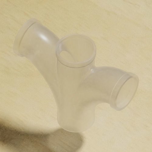 Transparent Fitting Double Bend Y 3D model | CGTrader