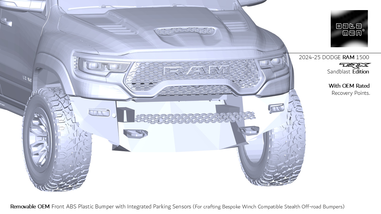 2023 2024 Dodge RAM 1500 TRX 3D Scan Surface Data Model 3D model | CGTrader