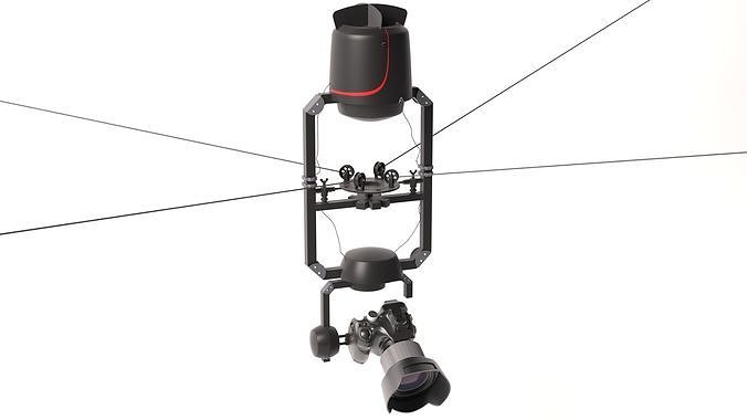 SPIDER CAMERA 3D model rigged | CGTrader