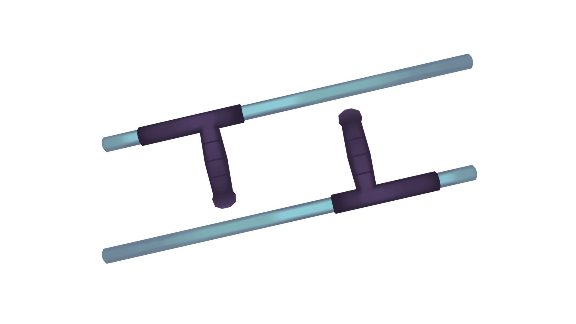 Tonfa - Hand Painted free 3D model | CGTrader