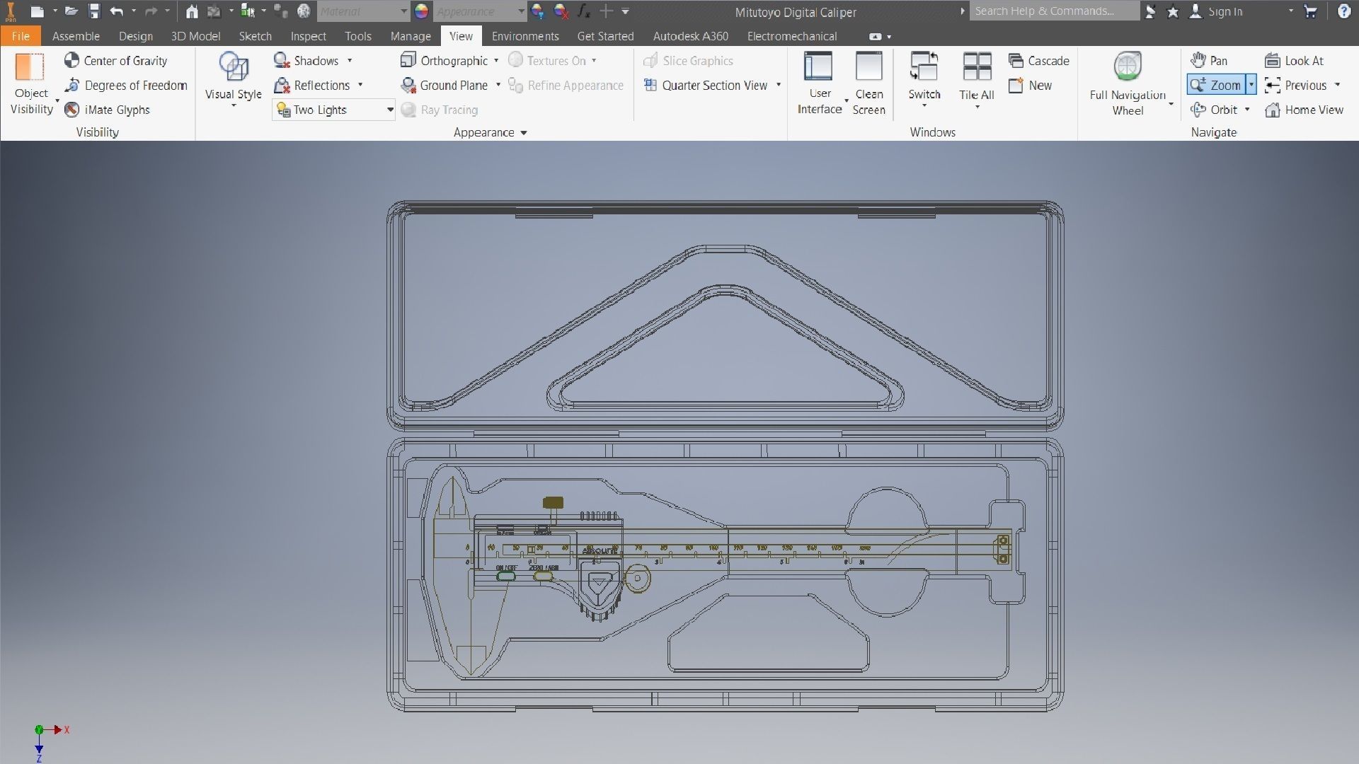 Mitutoyo Digital Caliper 3d model 3D model | CGTrader