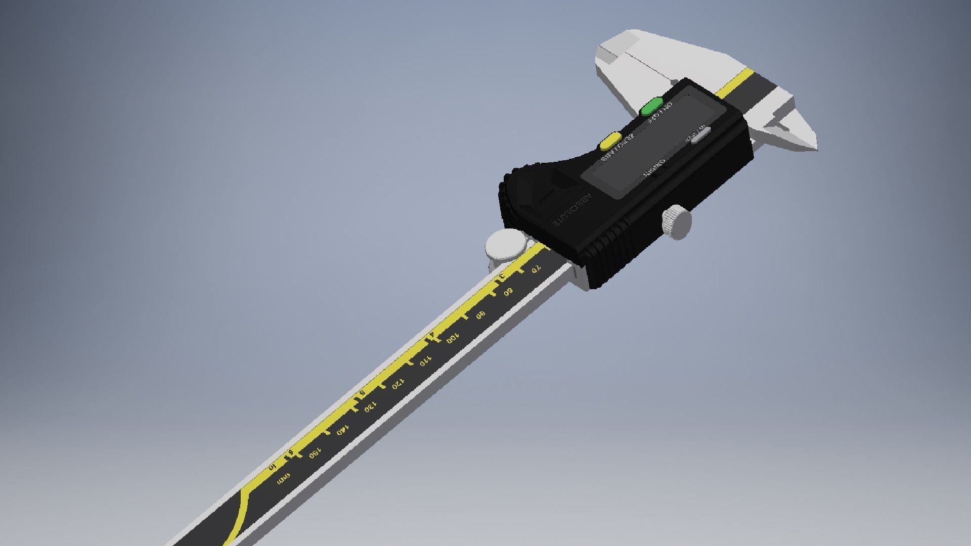 Mitutoyo Digital Caliper 3d model 3D model | CGTrader