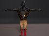 Dwarf Tan 3D model animated rigged | CGTrader