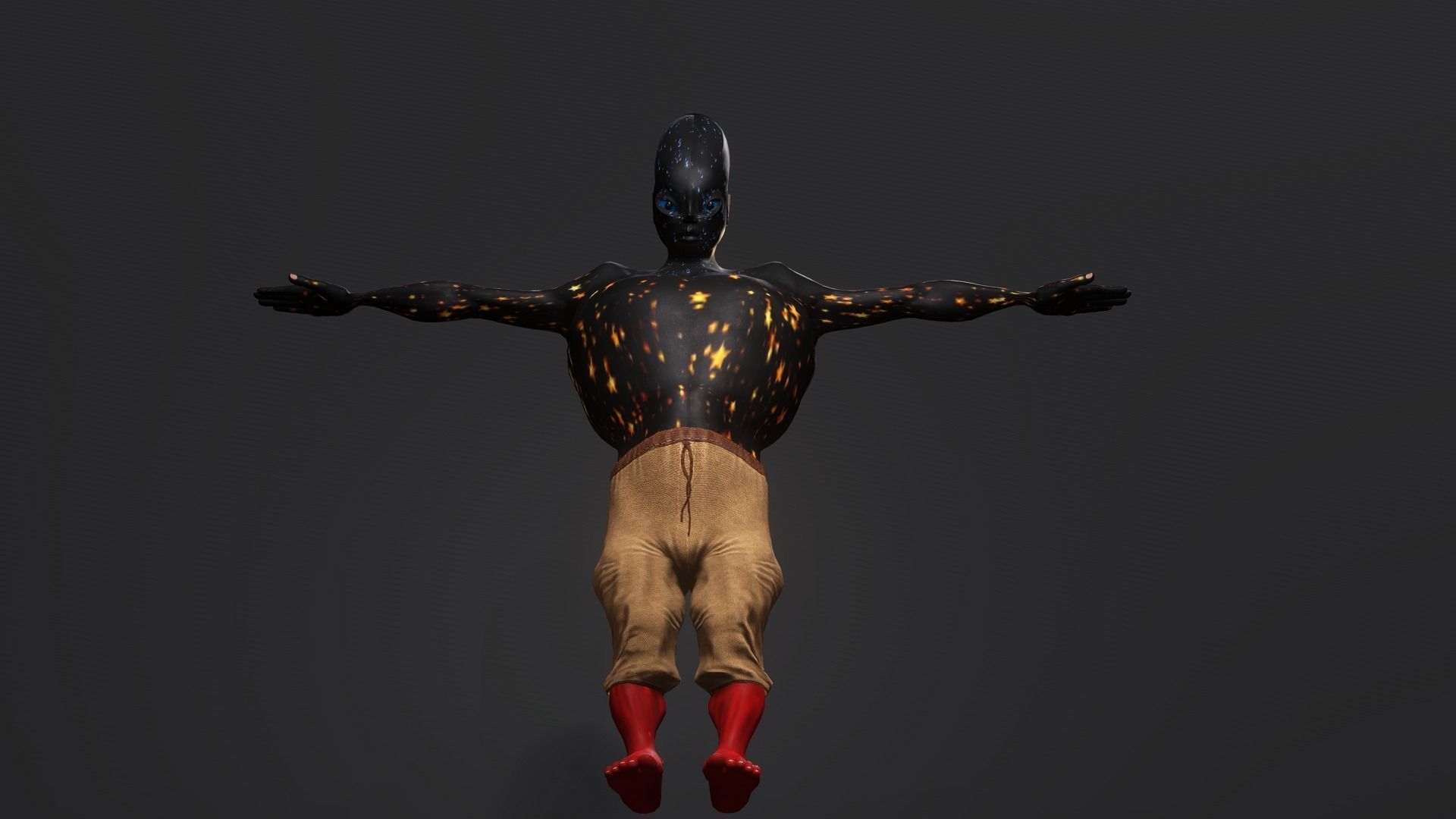 Dwarf Tan 3D model animated rigged | CGTrader