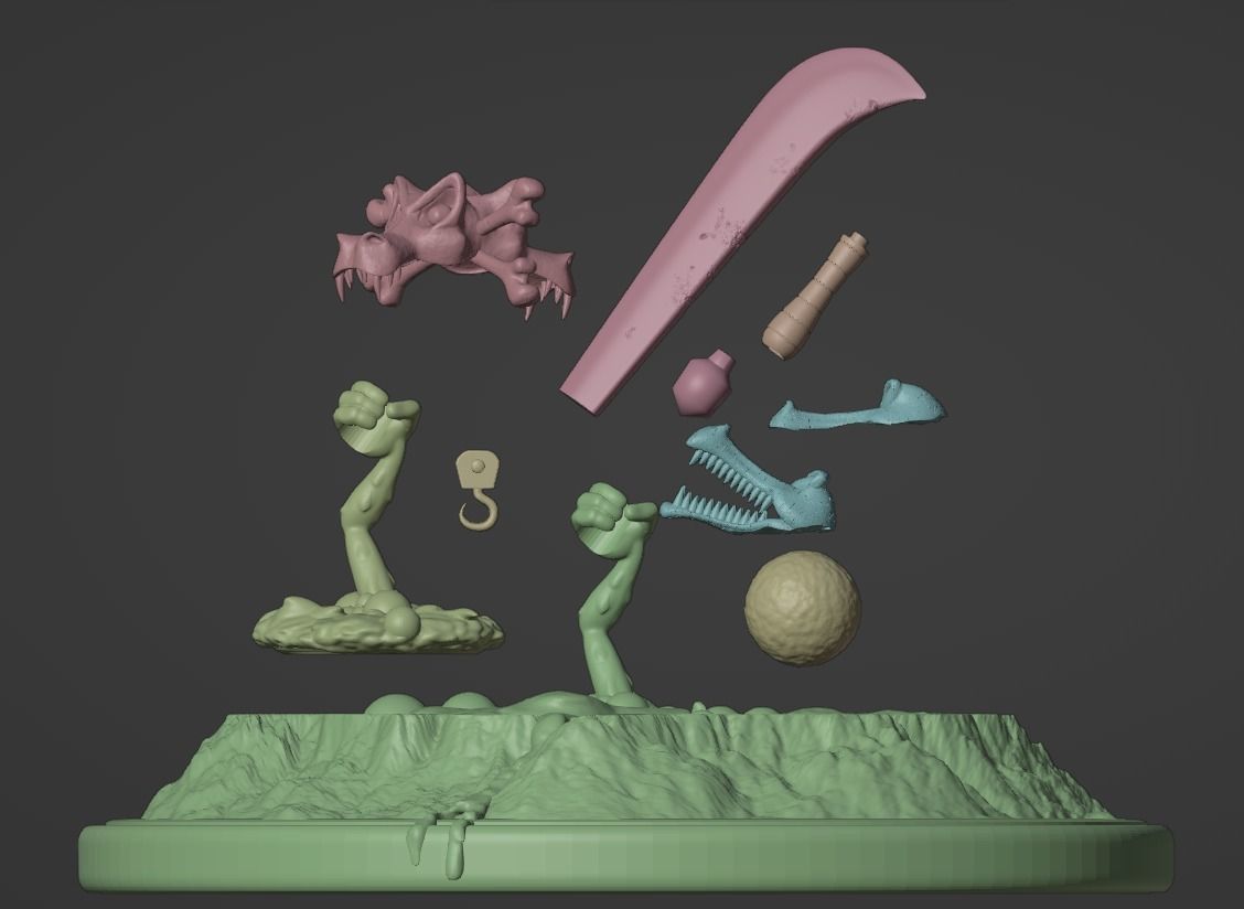 DKC2 Kleever 3D model 3D printable | CGTrader