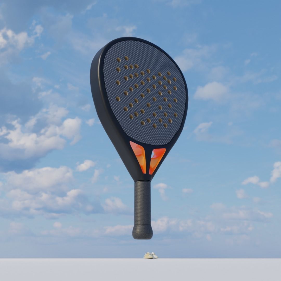 3D model Generic Padel Racket VR / AR / low-poly | CGTrader