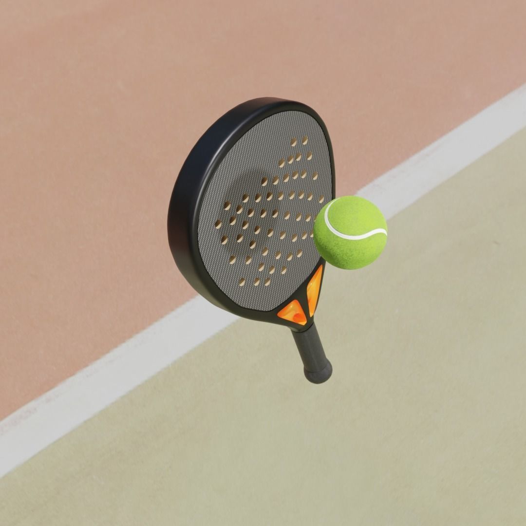 3D model Generic Padel Racket VR / AR / low-poly | CGTrader