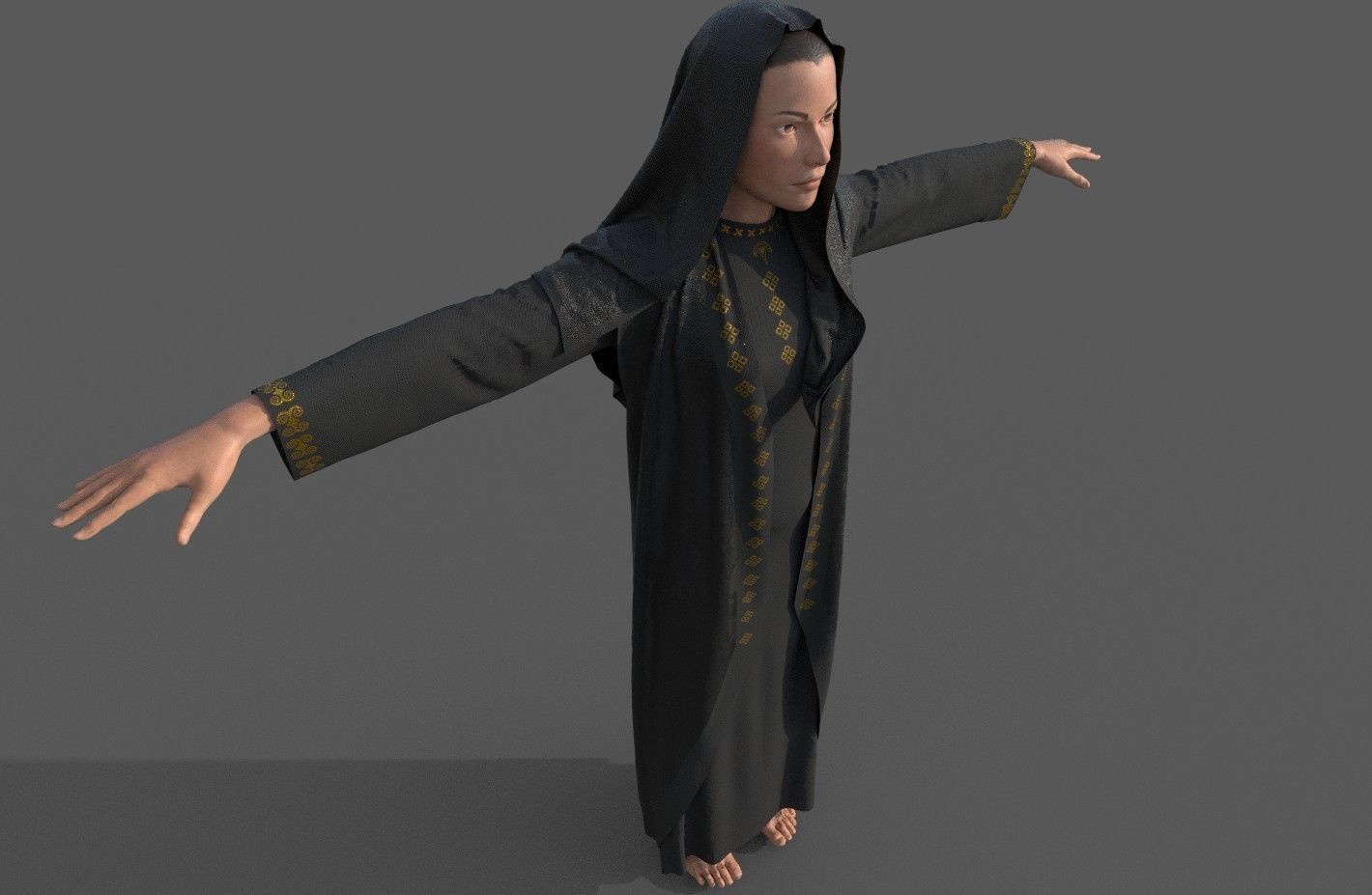 MUSLIM WOMAN 3D MODEL 3D model | CGTrader