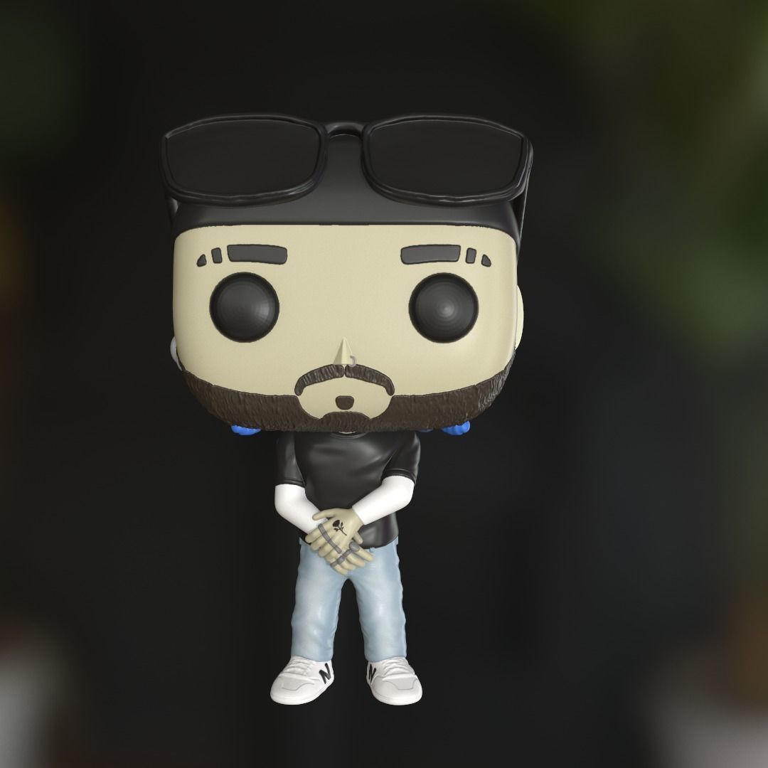 Funko Rauw Alejandro 3D model 3D printable | CGTrader