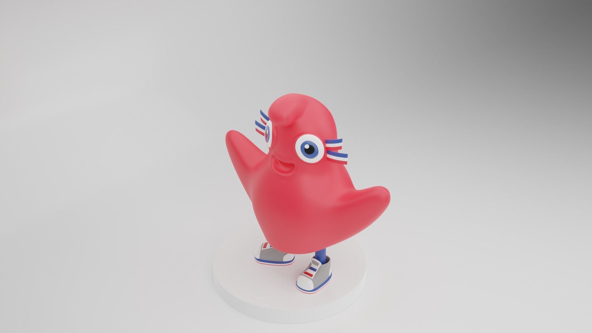 Paris olympics mascot 2024 3D model | CGTrader