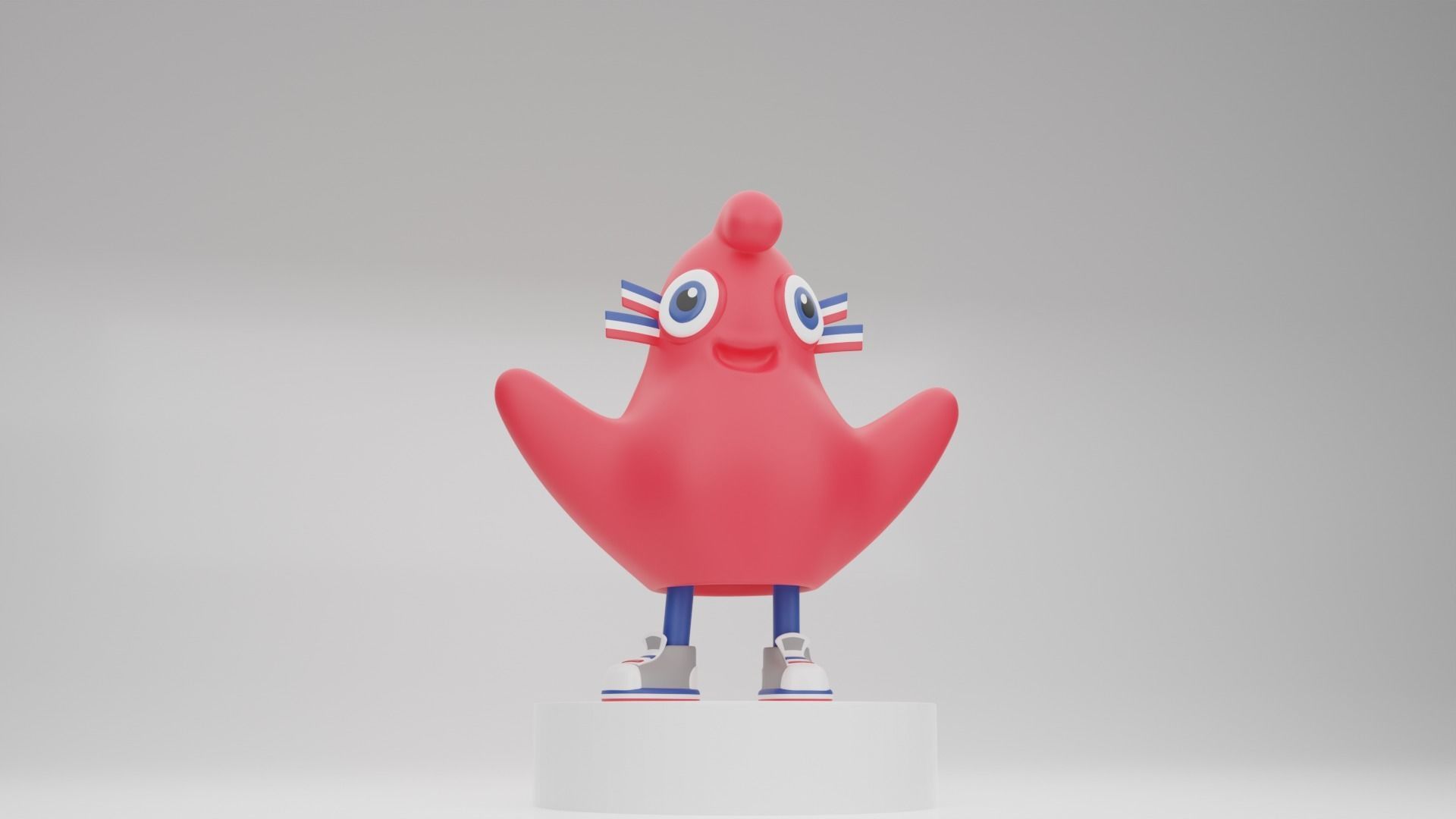 Paris olympics mascot 2024 3D model | CGTrader