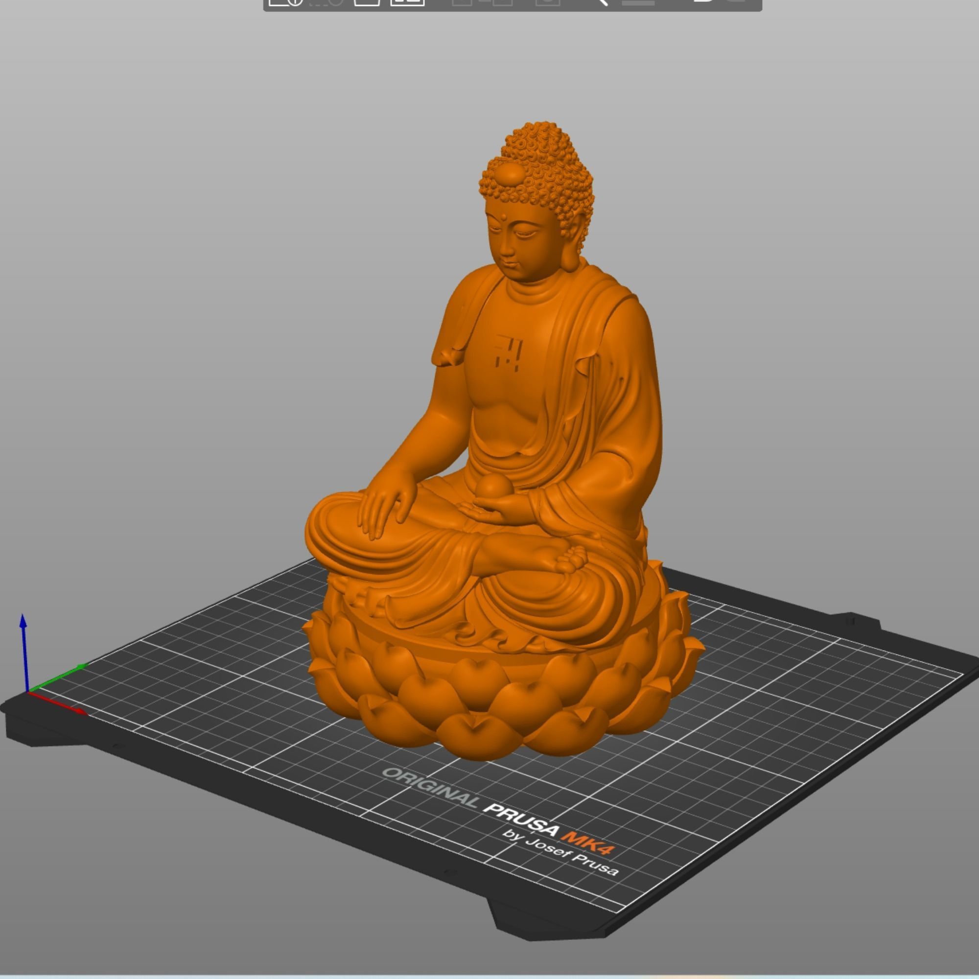 Budhha STL Digital File for 3D printing or wood carving 3D model 3D ...