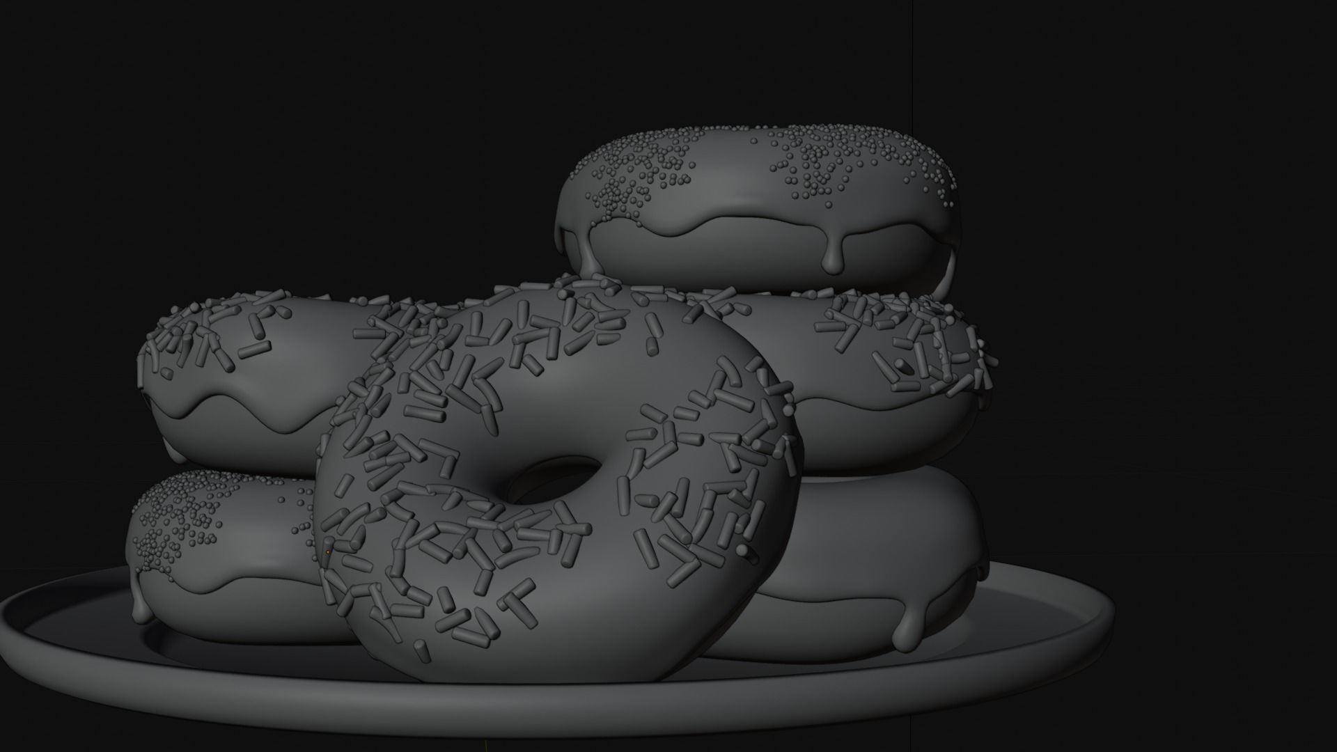 Realistic Donuts 3D model animated | CGTrader