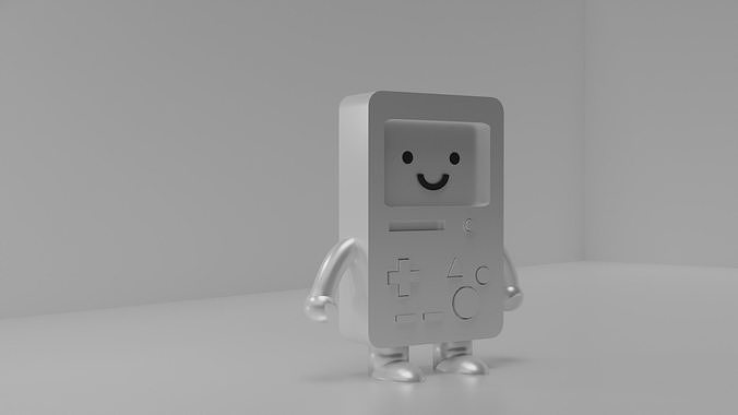 Robot BMO free 3D model | CGTrader