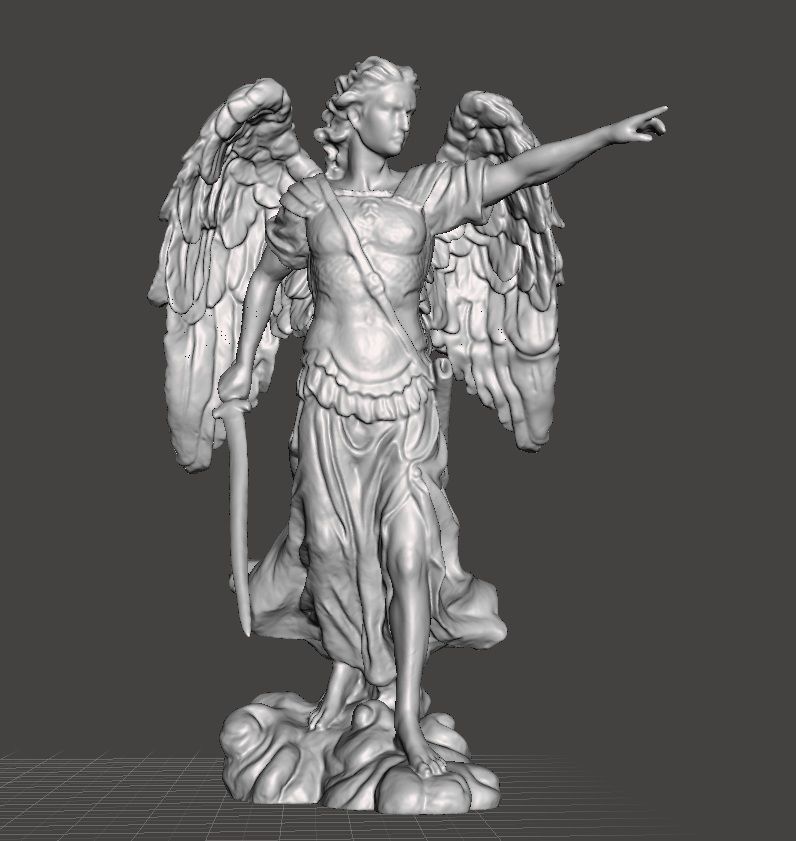 arch angel gabriel 3D model 3D printable | CGTrader