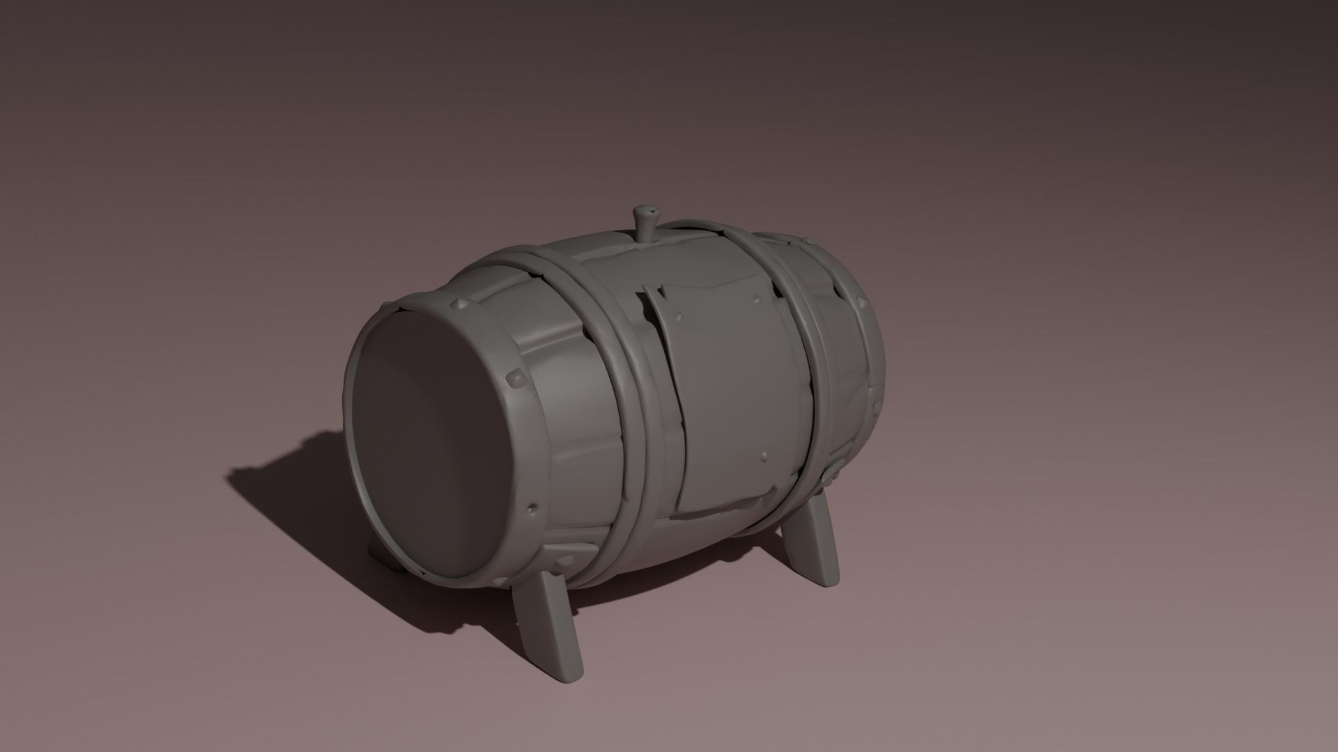Gunpowder barrel Sea of Thieves 3D model 3D printable | CGTrader