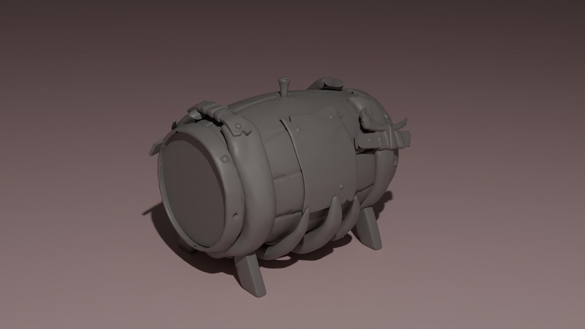 Stronghold Gunpowder barrel Sea of Thieves 3D model 3D printable | CGTrader