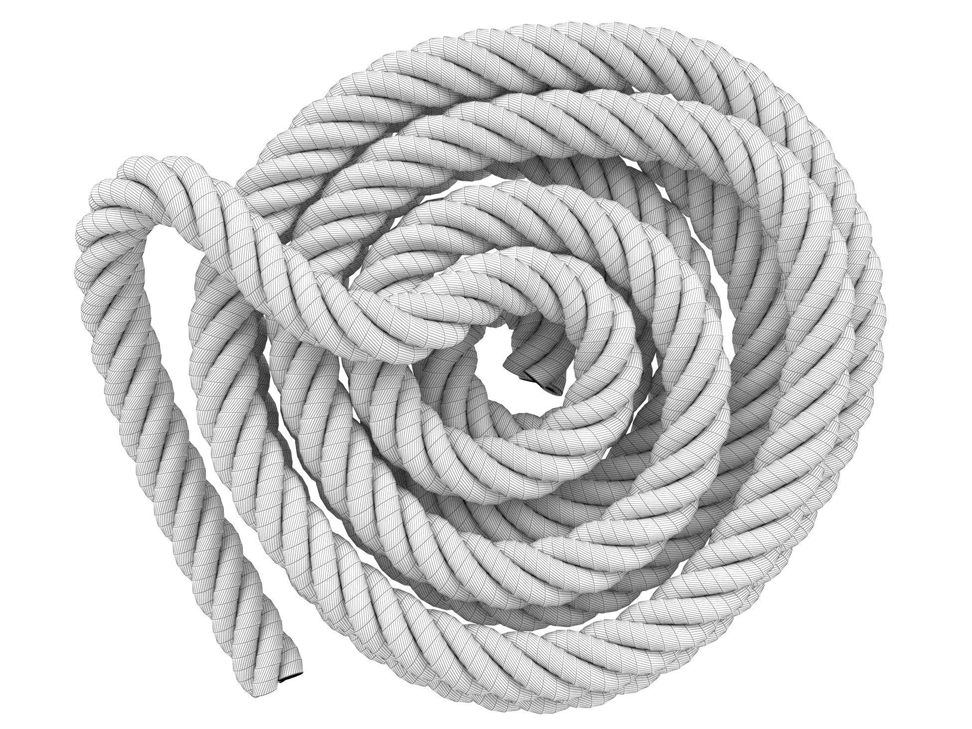 Rope 02 3D model | CGTrader