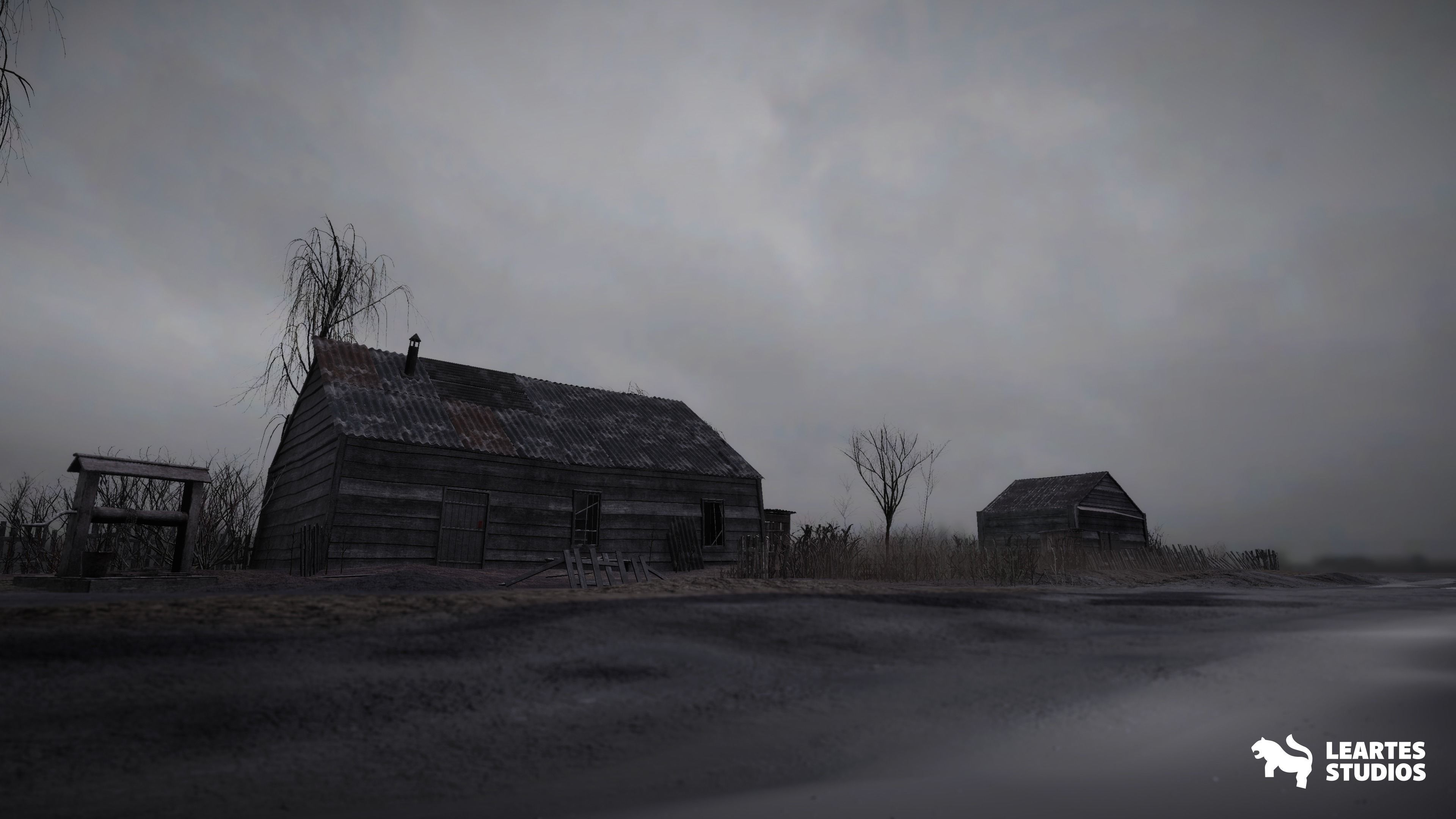 3D model Haunted Village Environment-Horror Village Environment VR / AR ...