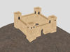 Fortress Building - Low-poly PBR model free VR / AR / low-poly 3D model ...