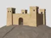 Fortress Building - Low-poly PBR model free VR / AR / low-poly 3D model ...