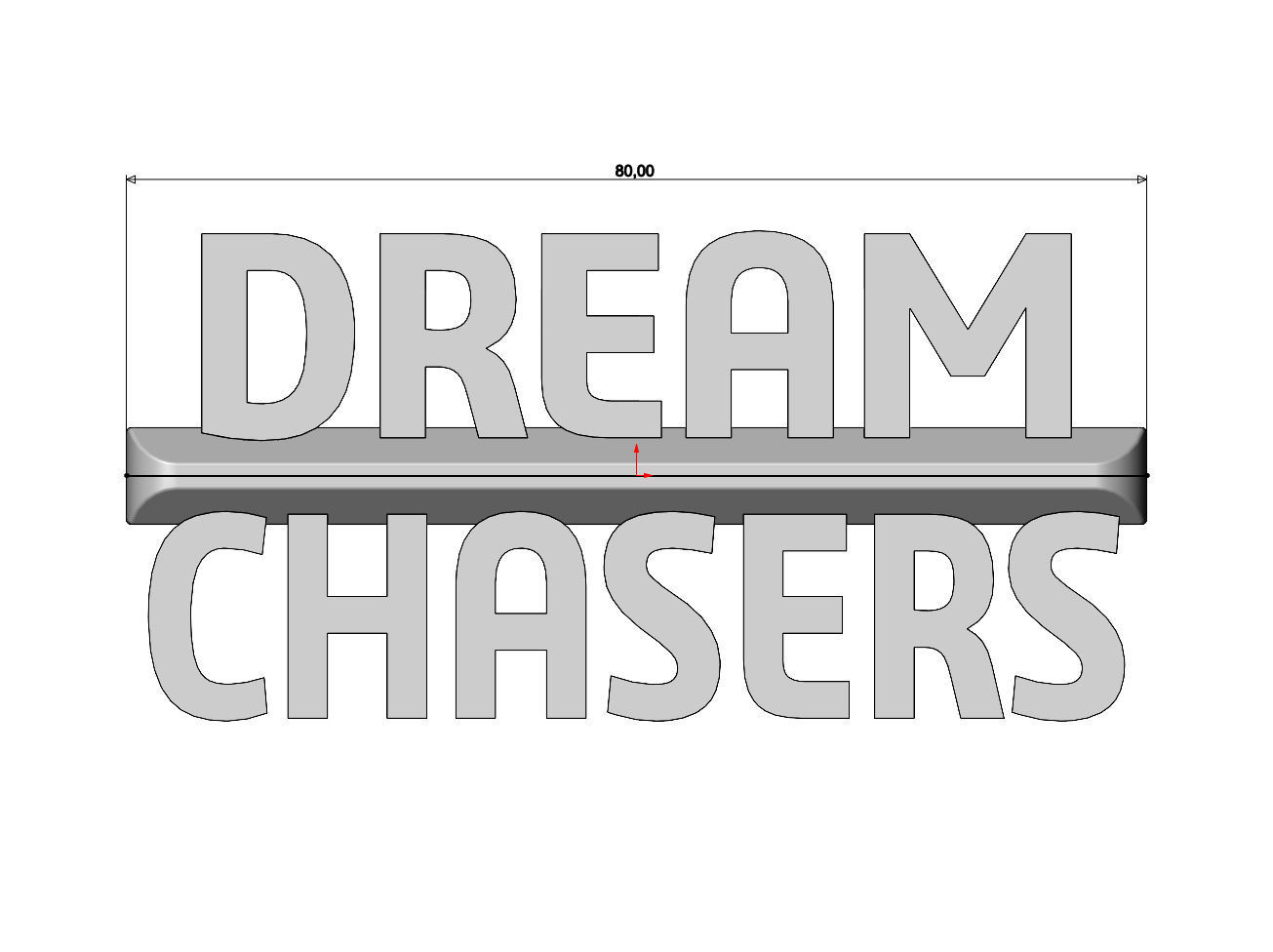 Dream chasers onlay relief 3D model 3D printable | CGTrader