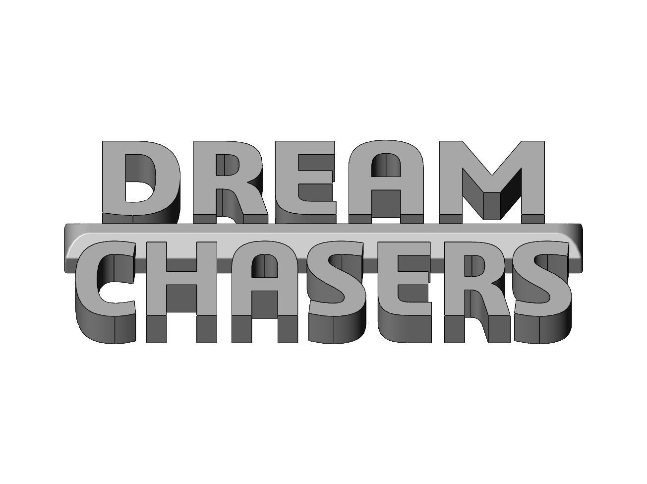 Dream chasers onlay relief 3D model 3D printable | CGTrader