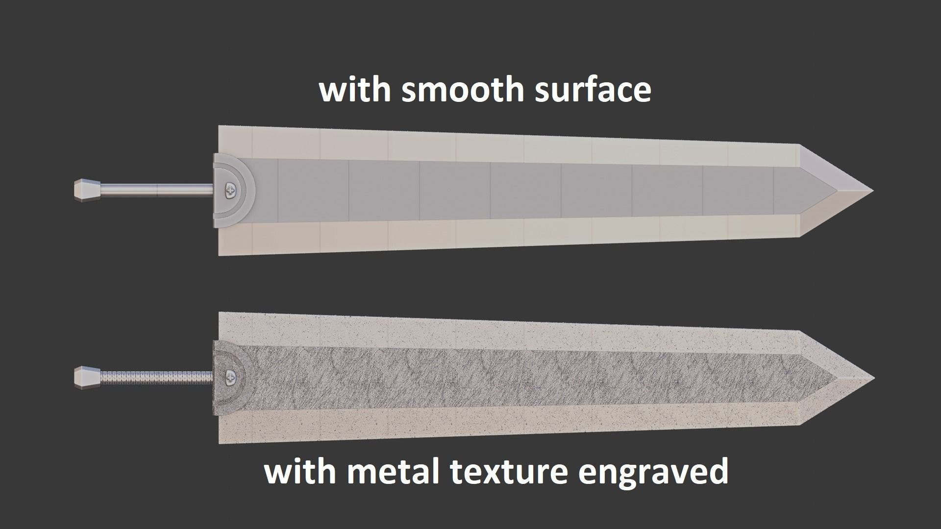 Dragon Slayer -- Guts Sword -- Berserk -- 3D Printable 3D model 3D ...