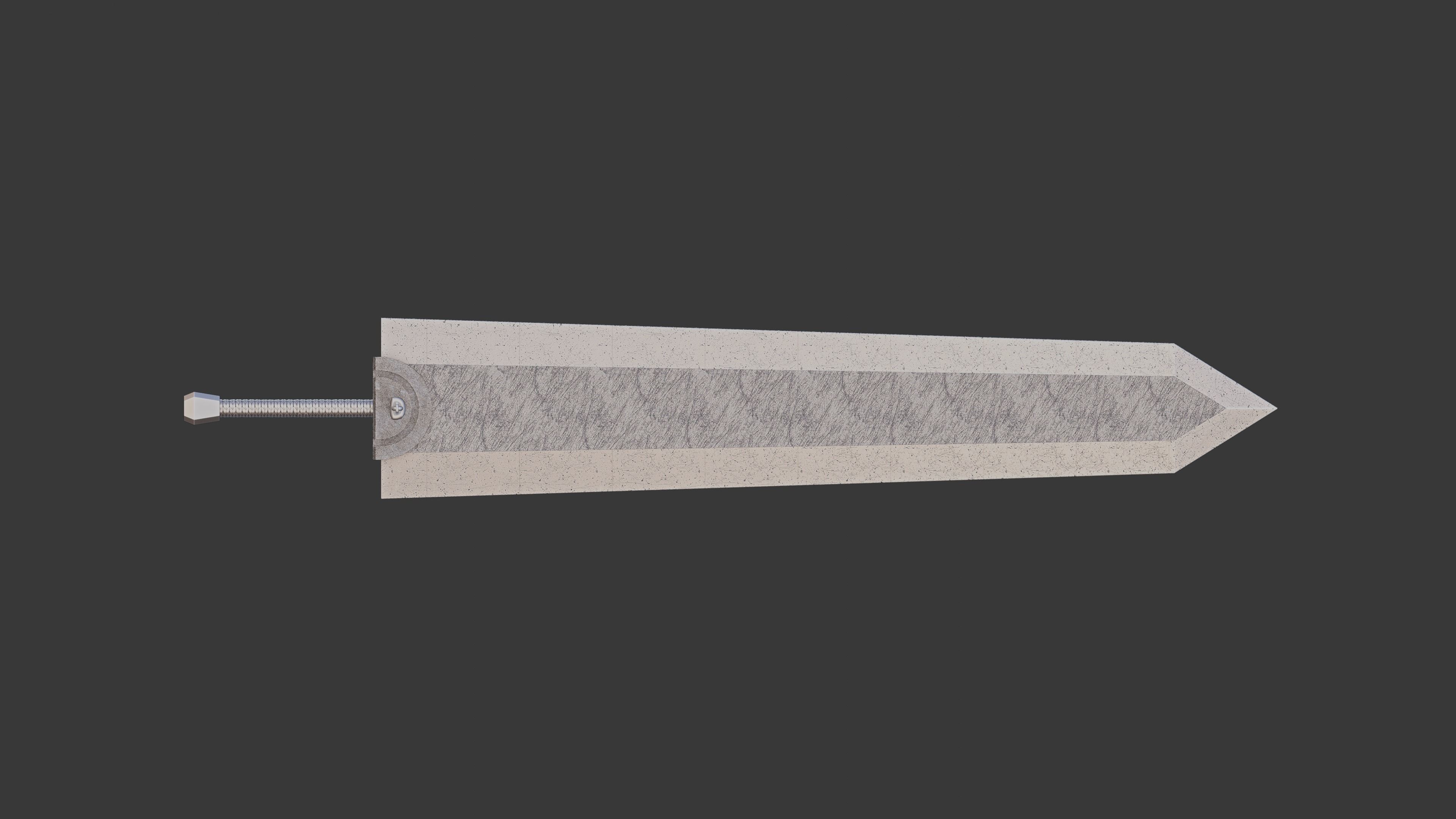 Dragon Slayer -- Guts Sword -- Berserk -- 3D Printable 3D model 3D ...