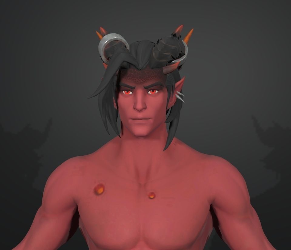 devil rock 3D model animated rigged | CGTrader