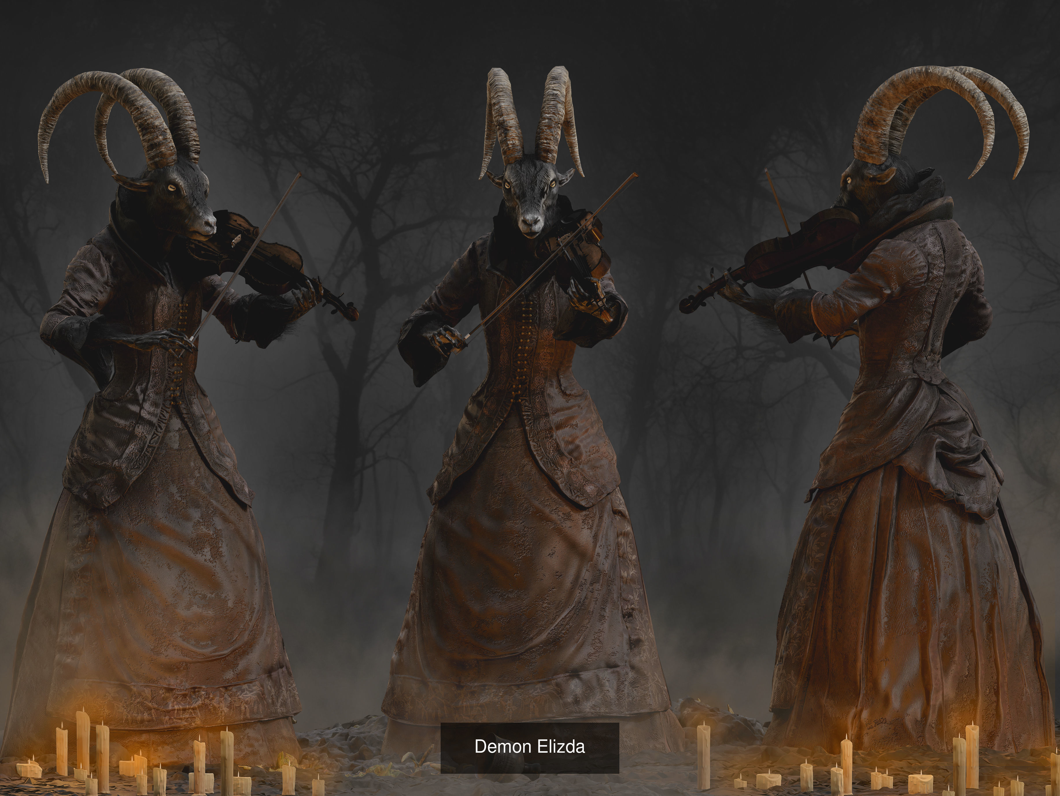 3D Model Collection Demons Pack VR / AR / low-poly | CGTrader