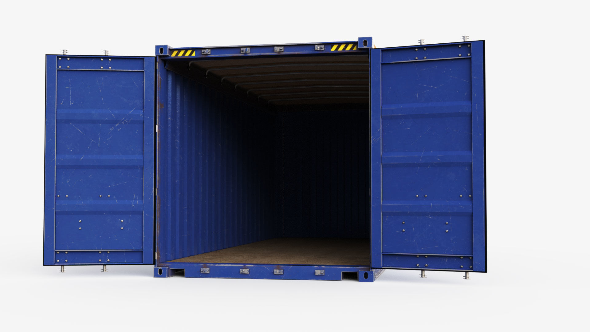20ft Wan Hai Open Top shipping Container 3D model | CGTrader