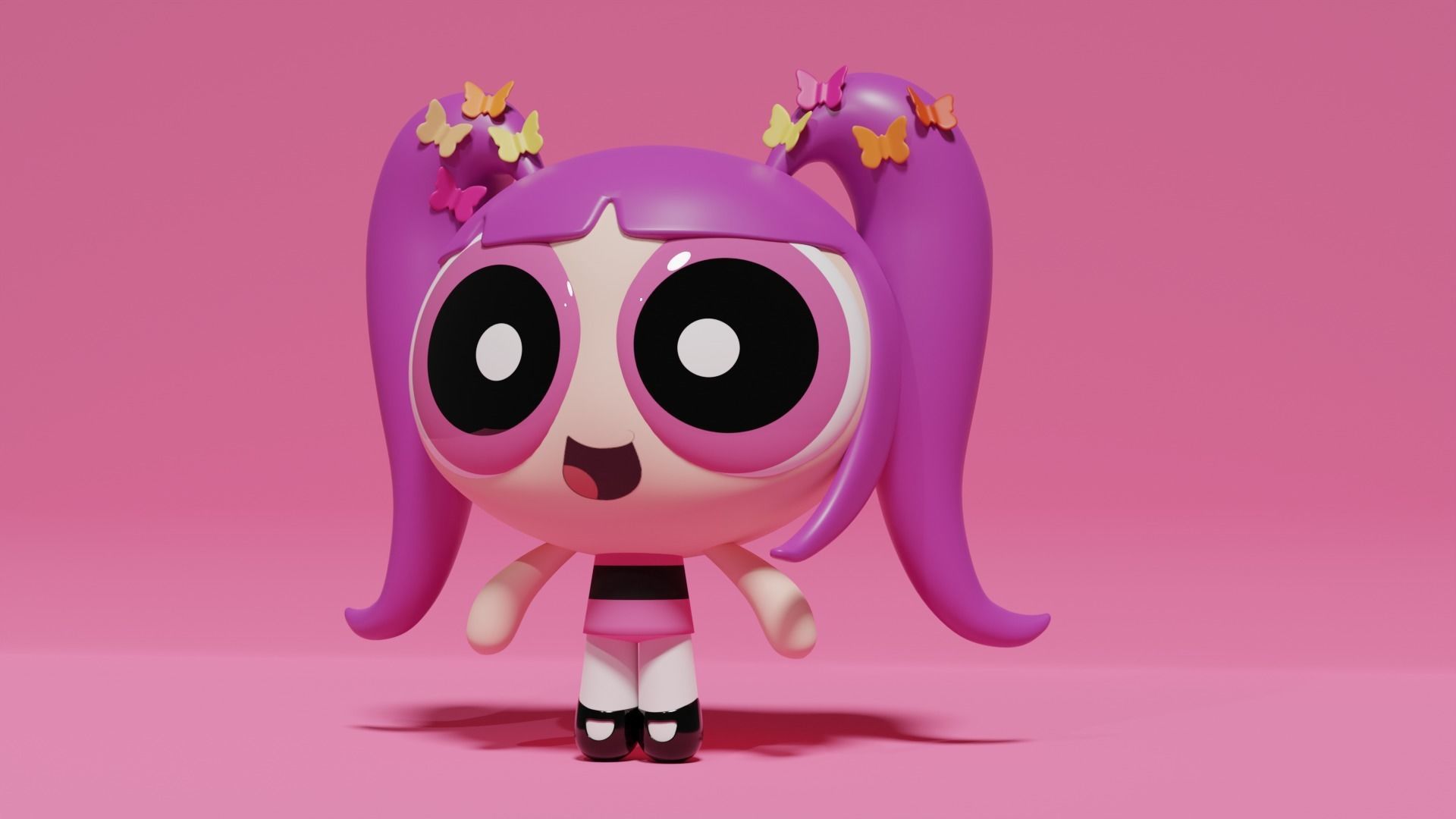 3D model Powerpuff Girls - New Jeans Hanni VR / AR / low-poly | CGTrader