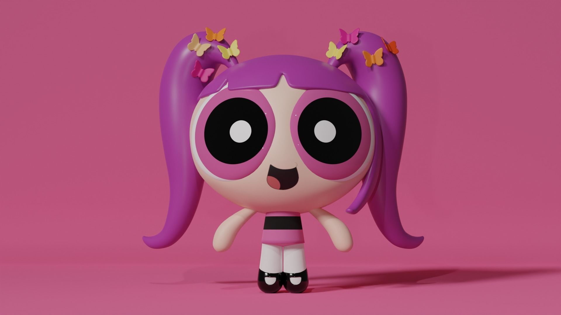 3D model Powerpuff Girls - New Jeans Hanni VR / AR / low-poly | CGTrader