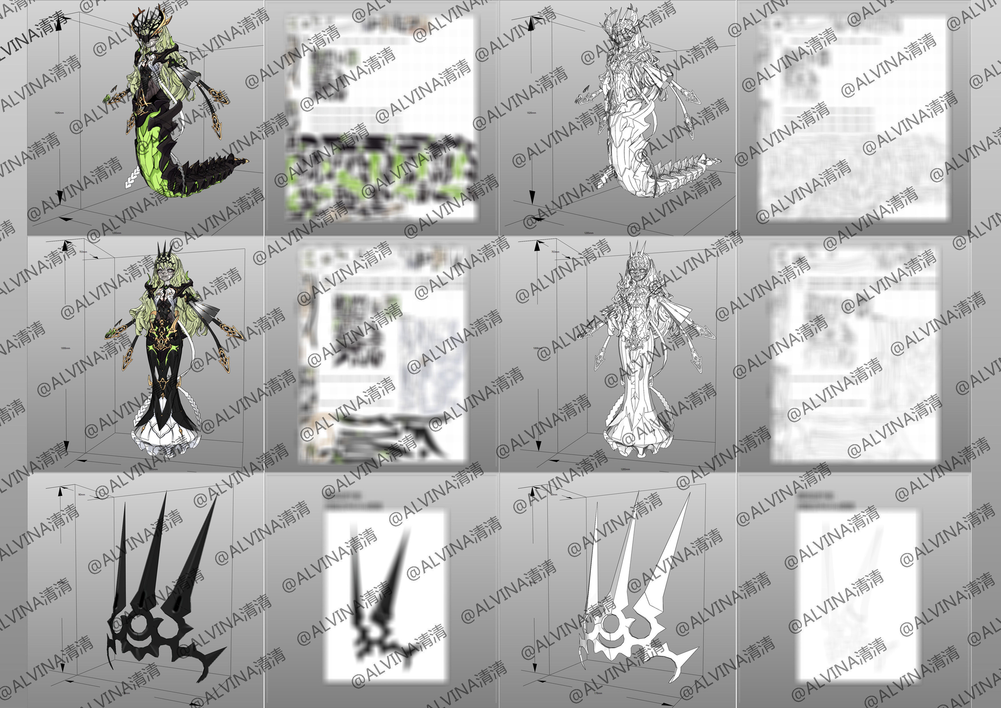 3D model Honkai Impact 3 Infinite Ouroboros Armor - DIY Cosplay ...