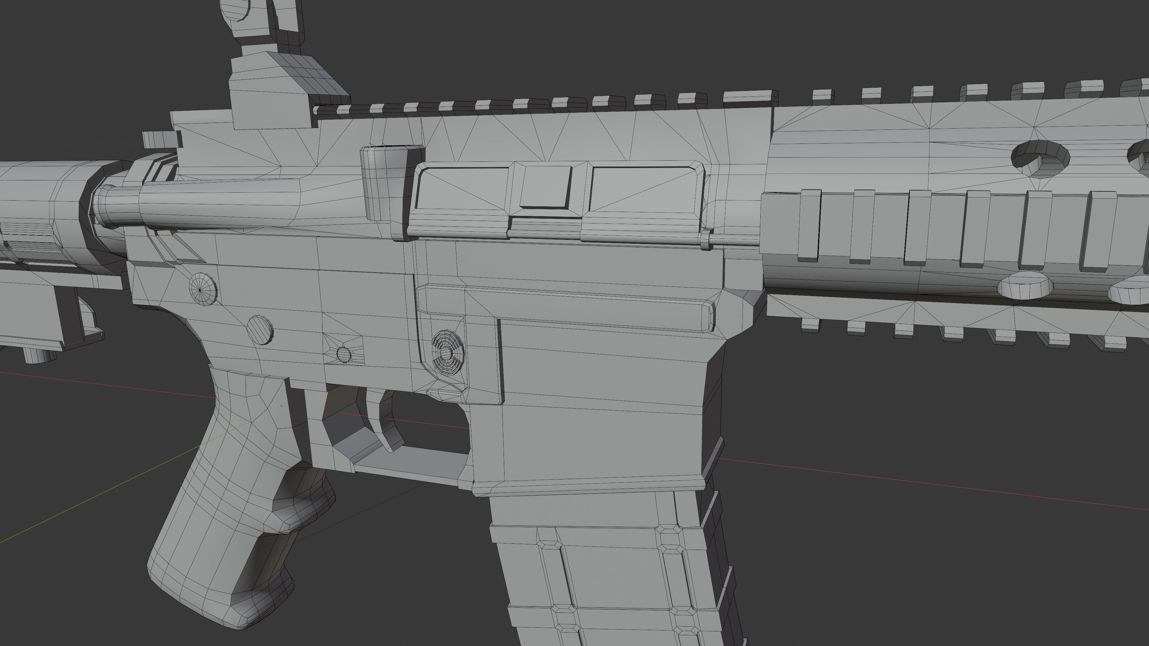 M4 Carbine - Game Ready free VR / AR / low-poly 3D model rigged | CGTrader