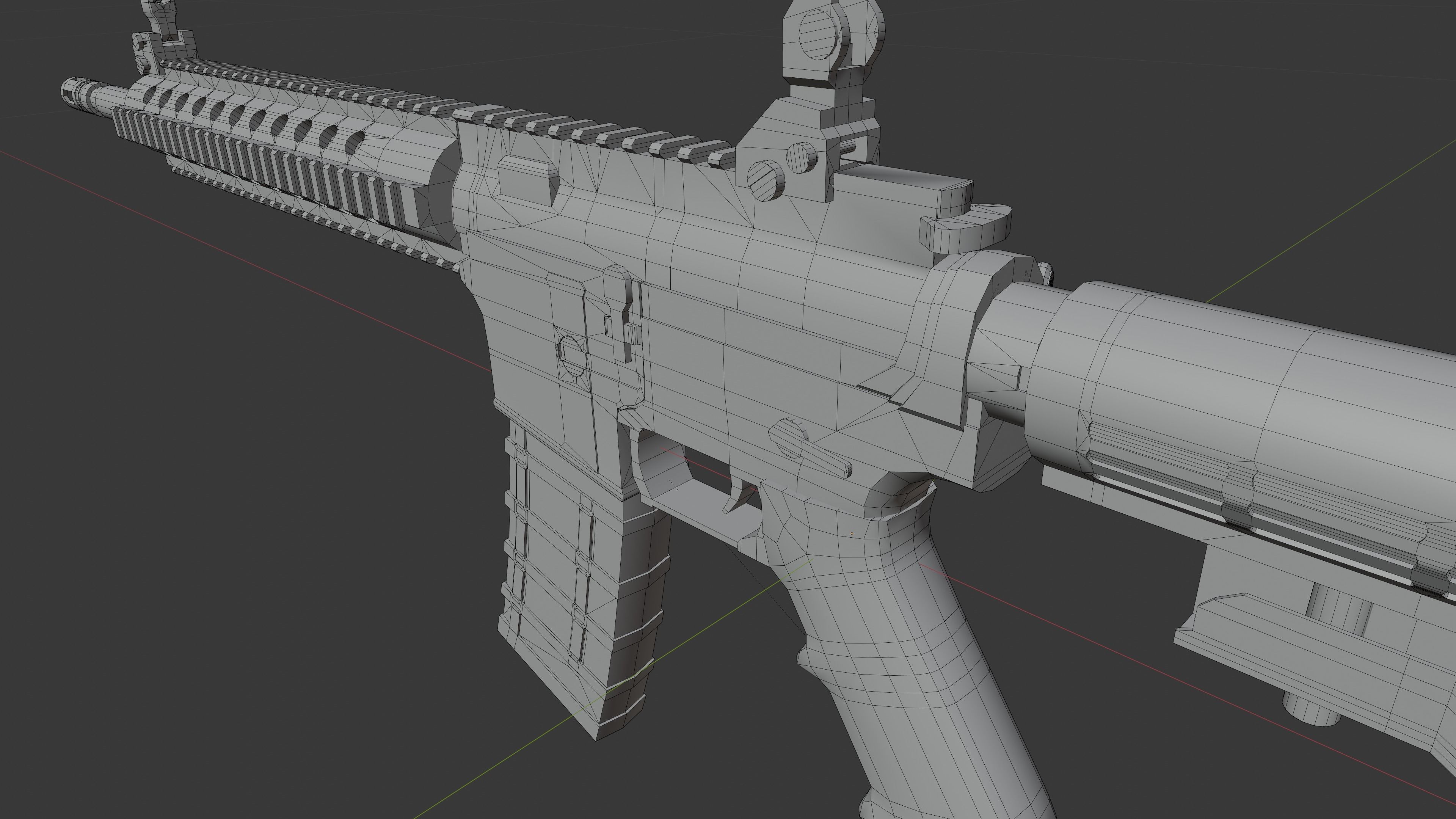 M4 Carbine - Game Ready free VR / AR / low-poly 3D model rigged | CGTrader