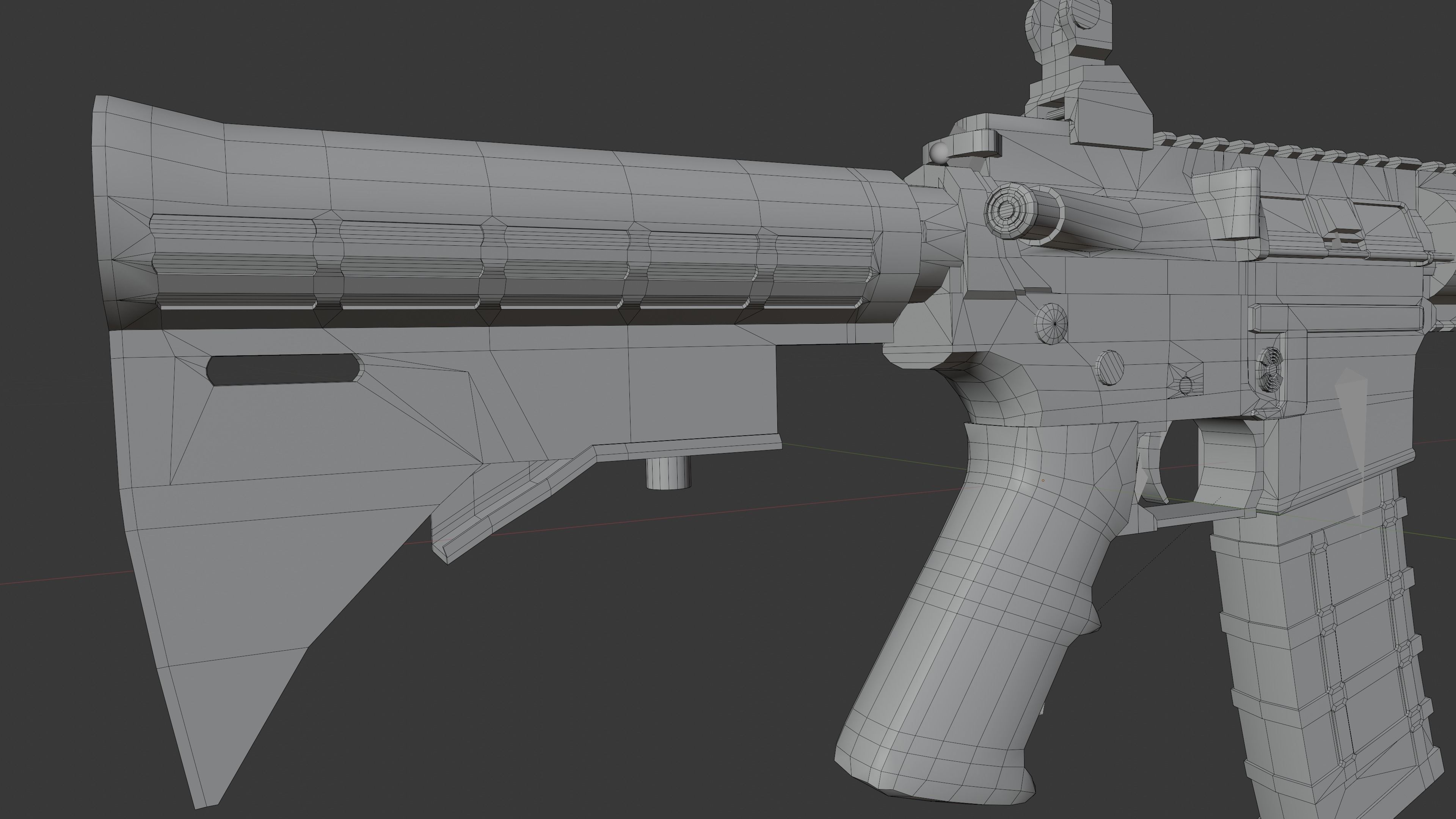 M4 Carbine - Game Ready free VR / AR / low-poly 3D model rigged | CGTrader