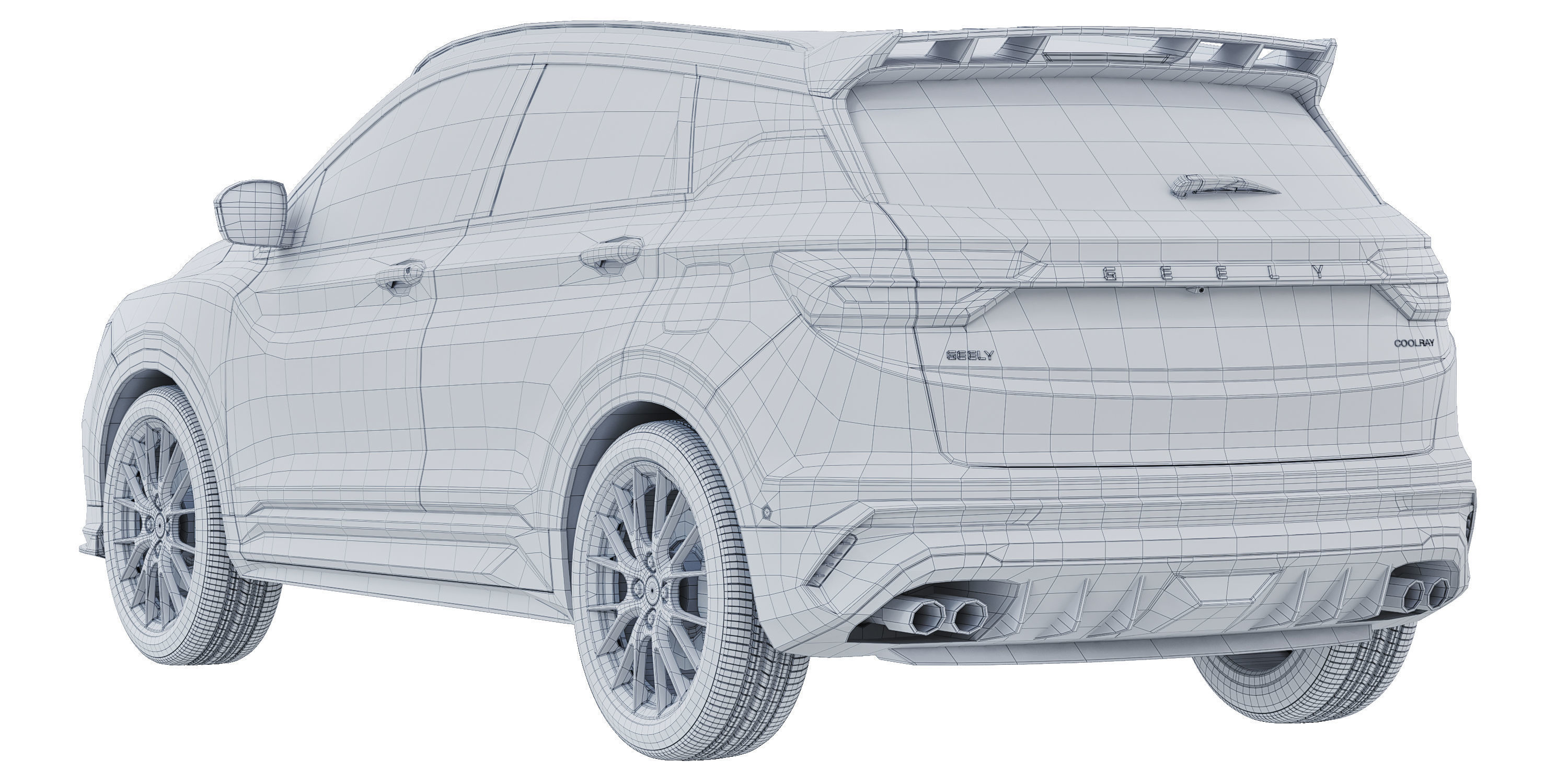 Geely Coolray 3D model | CGTrader