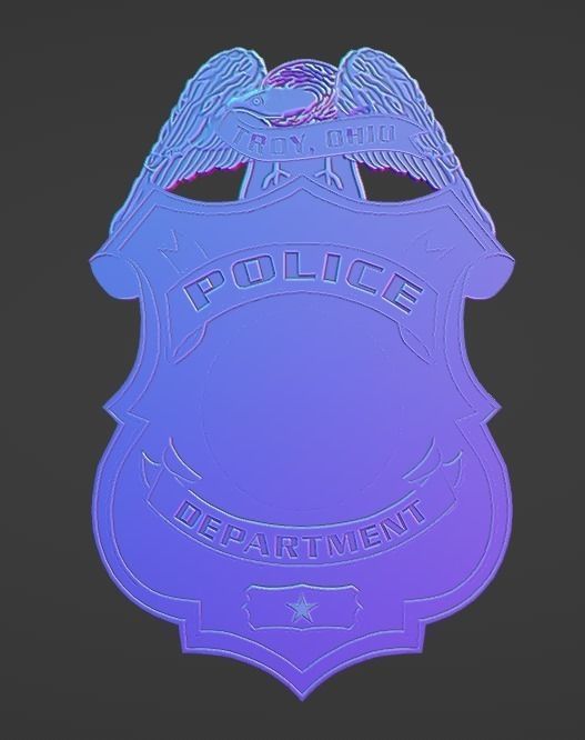 Ohio State Poilce Badge 3D Printable 3D model 3D printable | CGTrader