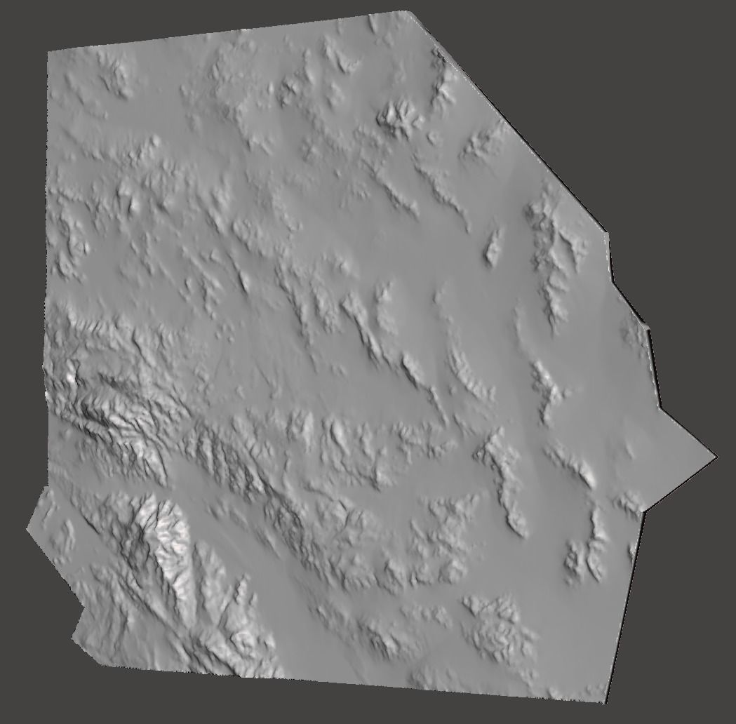 3D Model of The Inland Empire - Thin 3D model 3D printable | CGTrader