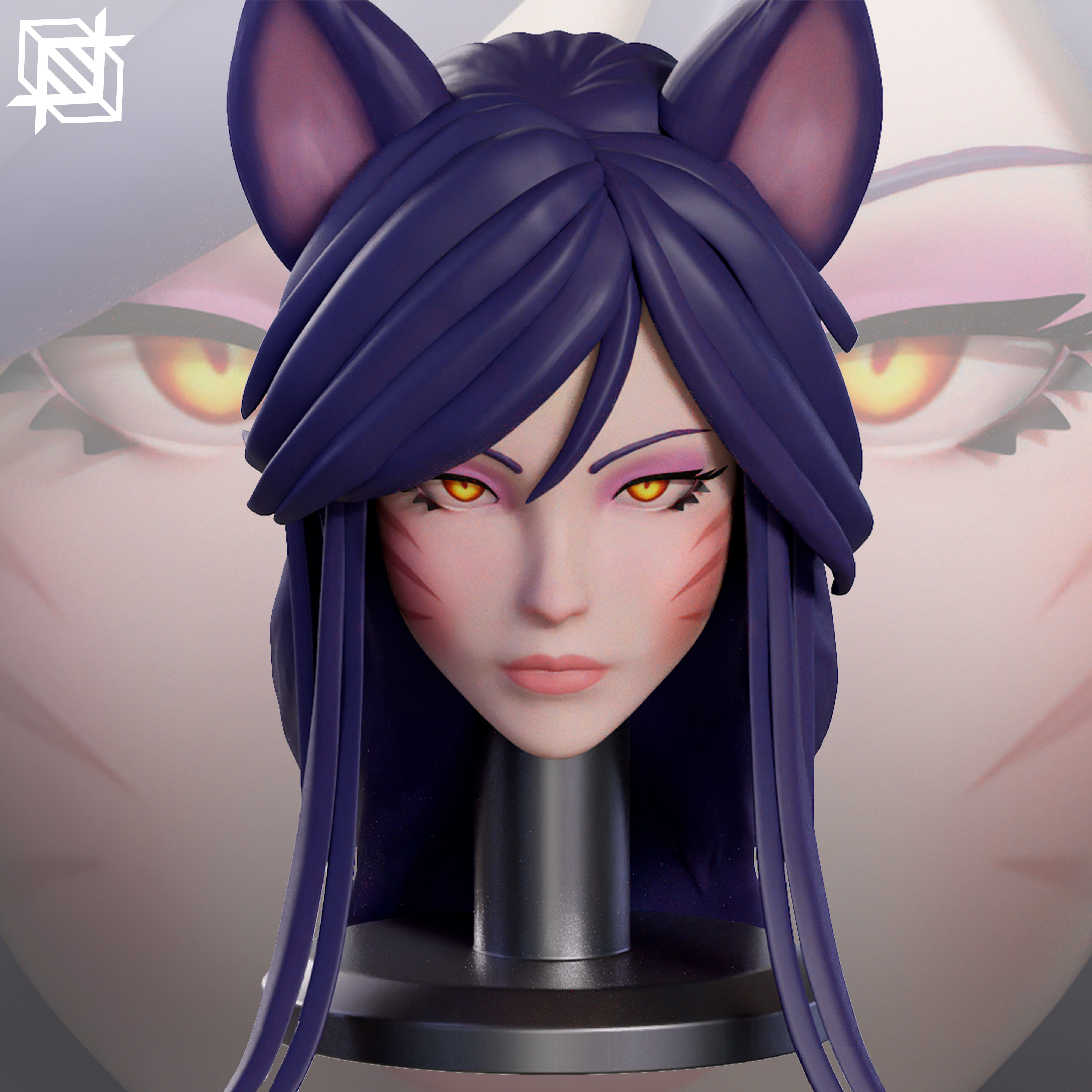 AHRI - CUSTOM HEAD - 3D model 3D printable | CGTrader