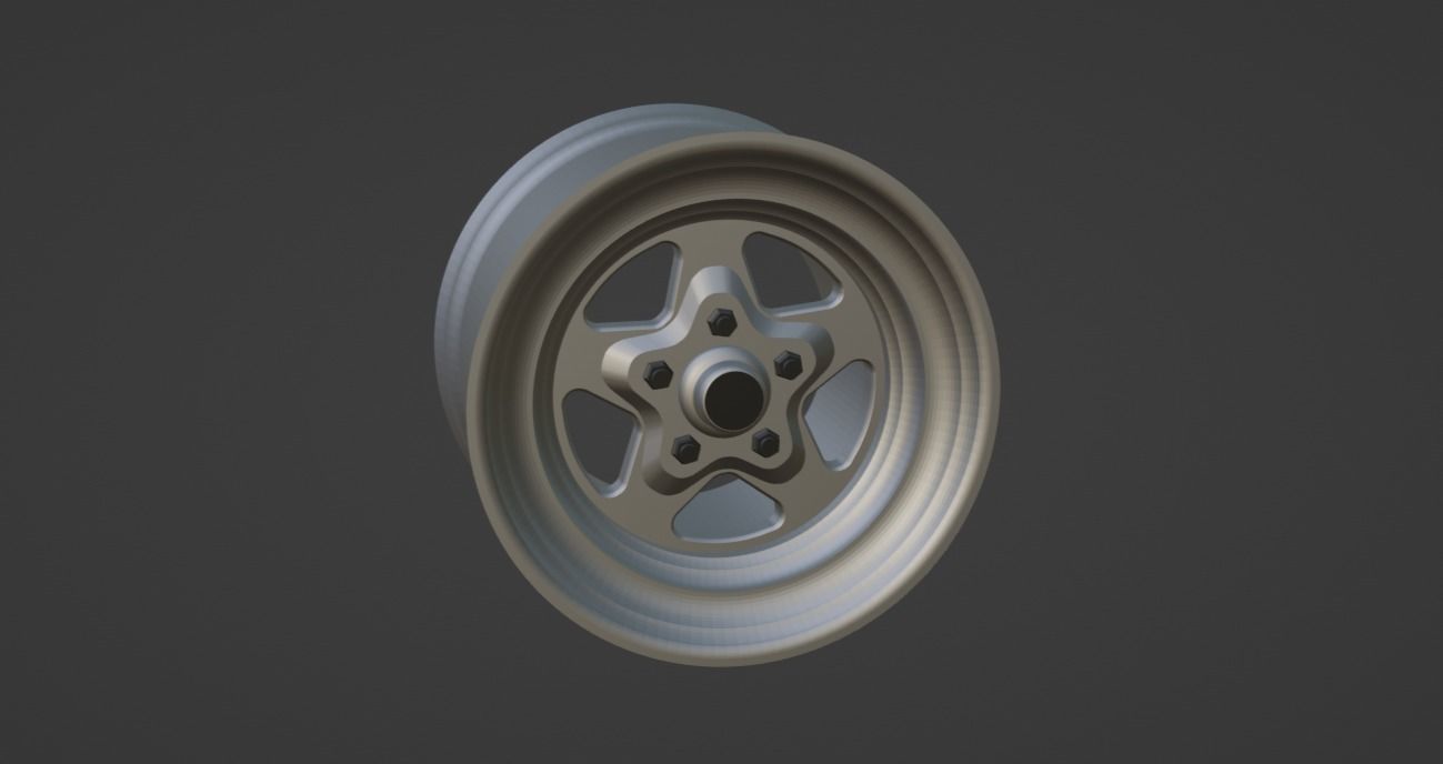 Weld Prostar Drag Racing Wheels For Scale Models 1 to 25 Scale 3D model ...